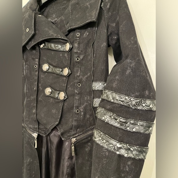 Punk Rave | Jackets & Coats | Punk Rave Trench Coat With Removable ...